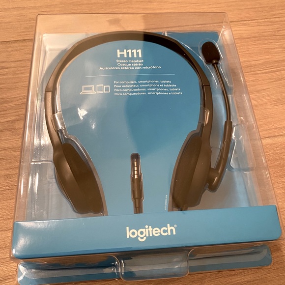 Logitech | Other | Logitech H11 Stereo Headset New | Poshmark